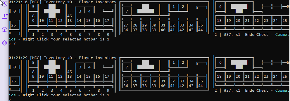 [BUG] Inventory Gui · Issue #2111 · MCCTeam/Minecraft-Console-Client · GitHub
