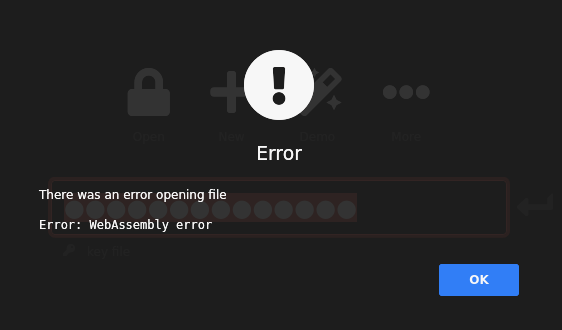 "Error: WebAssembly error" on FreeBSD Firefox · Issue #2122 · keeweb/keeweb · GitHub