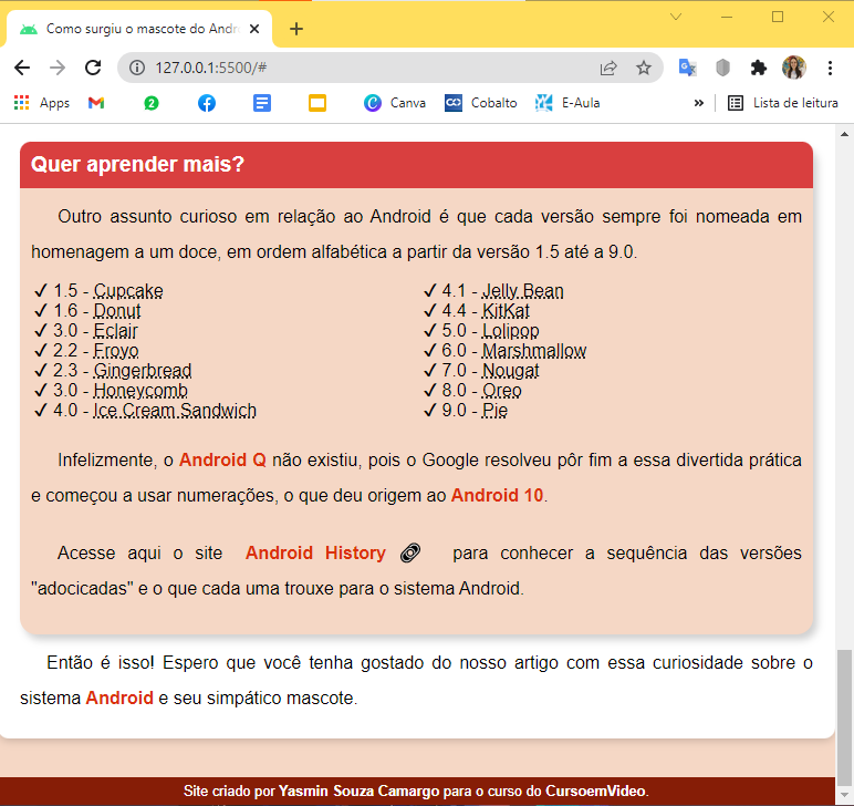 Github Yasmin Camargo Desafio Html Css Desafio Desenvolvido Em Html5