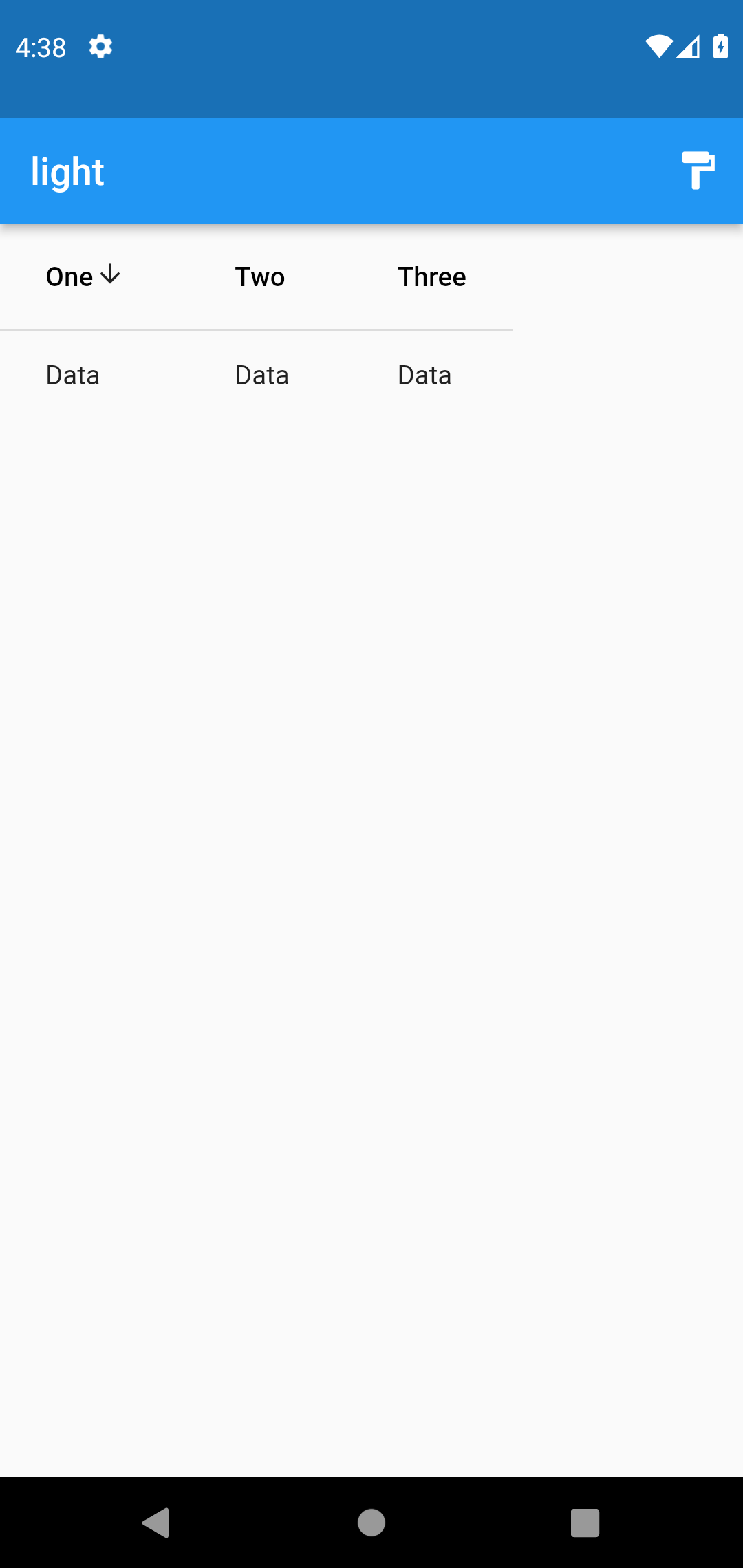 DataTable sort icon rotates when changing app theme · Issue #98363 ...