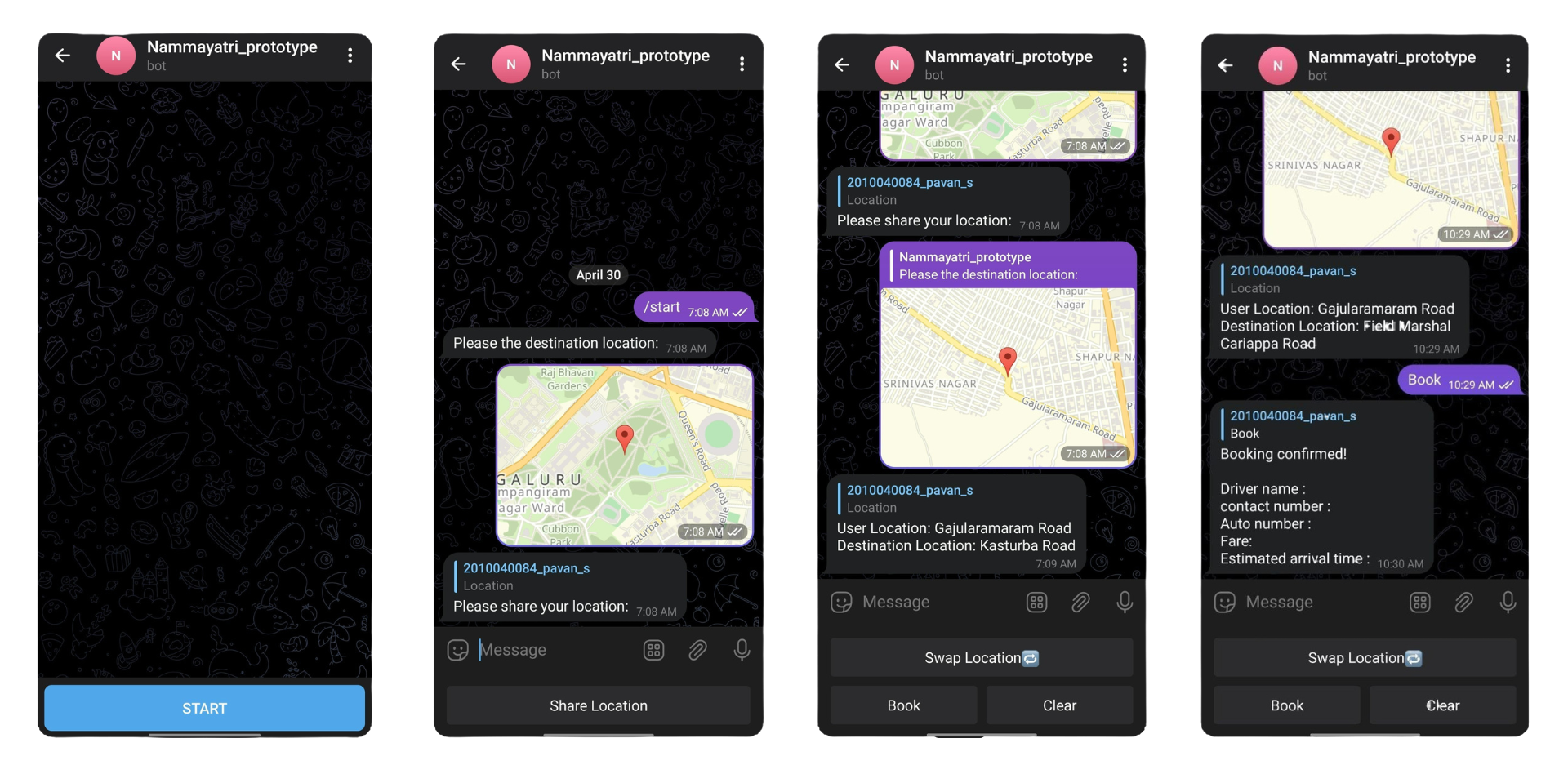 GitHub - PavanSETTEM-003/nammayatri_challenge: Telegram_Bot based booking system