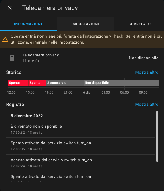 Privacy status unavailable · Issue #211 · alienatedsec/yi-hack-v5 · GitHub