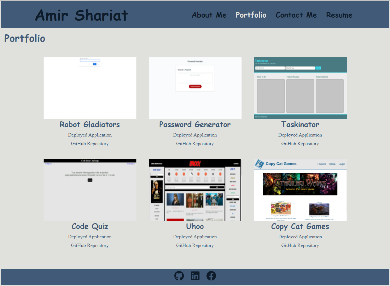 GitHub - AShariat/react-portfolio