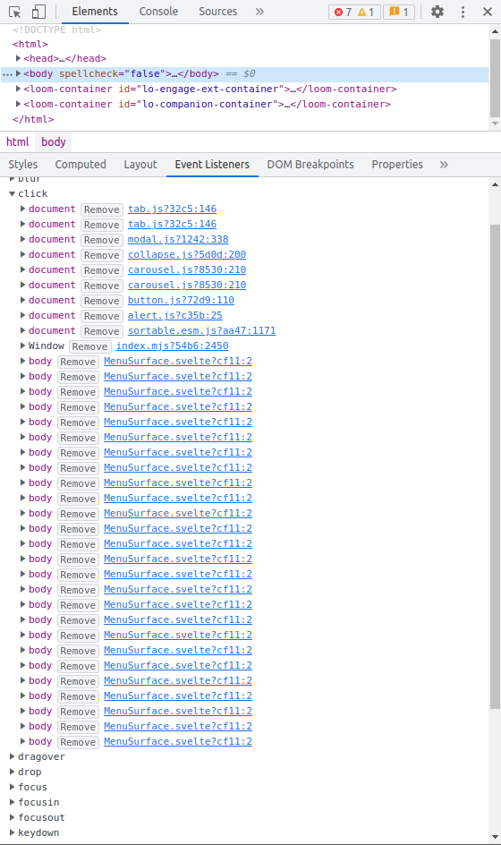 Tooltip Adding Multiple Click Events In · Issue 503 · Hperrin Svelte Material Ui · Github