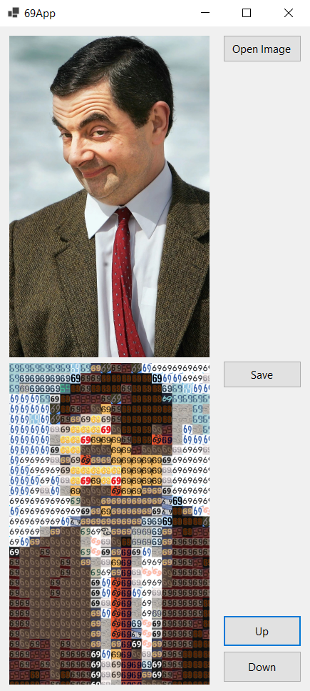 GitHub - moroknai/69App: Convert any image into a 69 mosaique.