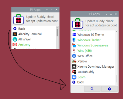 GUI update suggestions · Issue #1825 · Botspot/pi-apps · GitHub