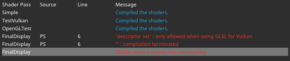Vulkan GLSL not properly supported? · Issue #224 · dfranx/SHADERed · GitHub
