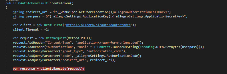 Rest Api Token Problem · Issue 6061 · Allegroallegro Api · Github 6860