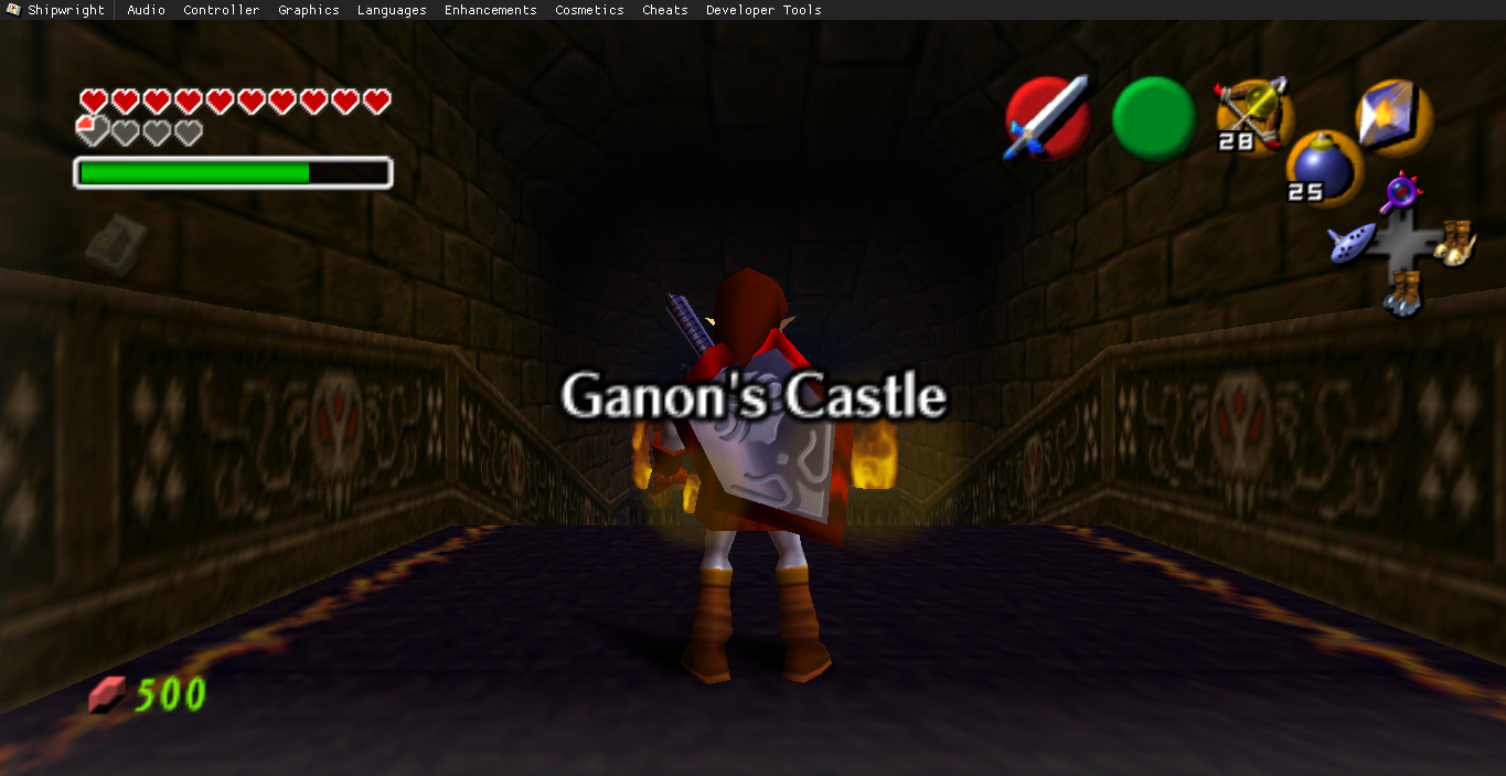 The ganon's castle and inside ganon's castle titlecards are not displayed correctly. · Issue ...