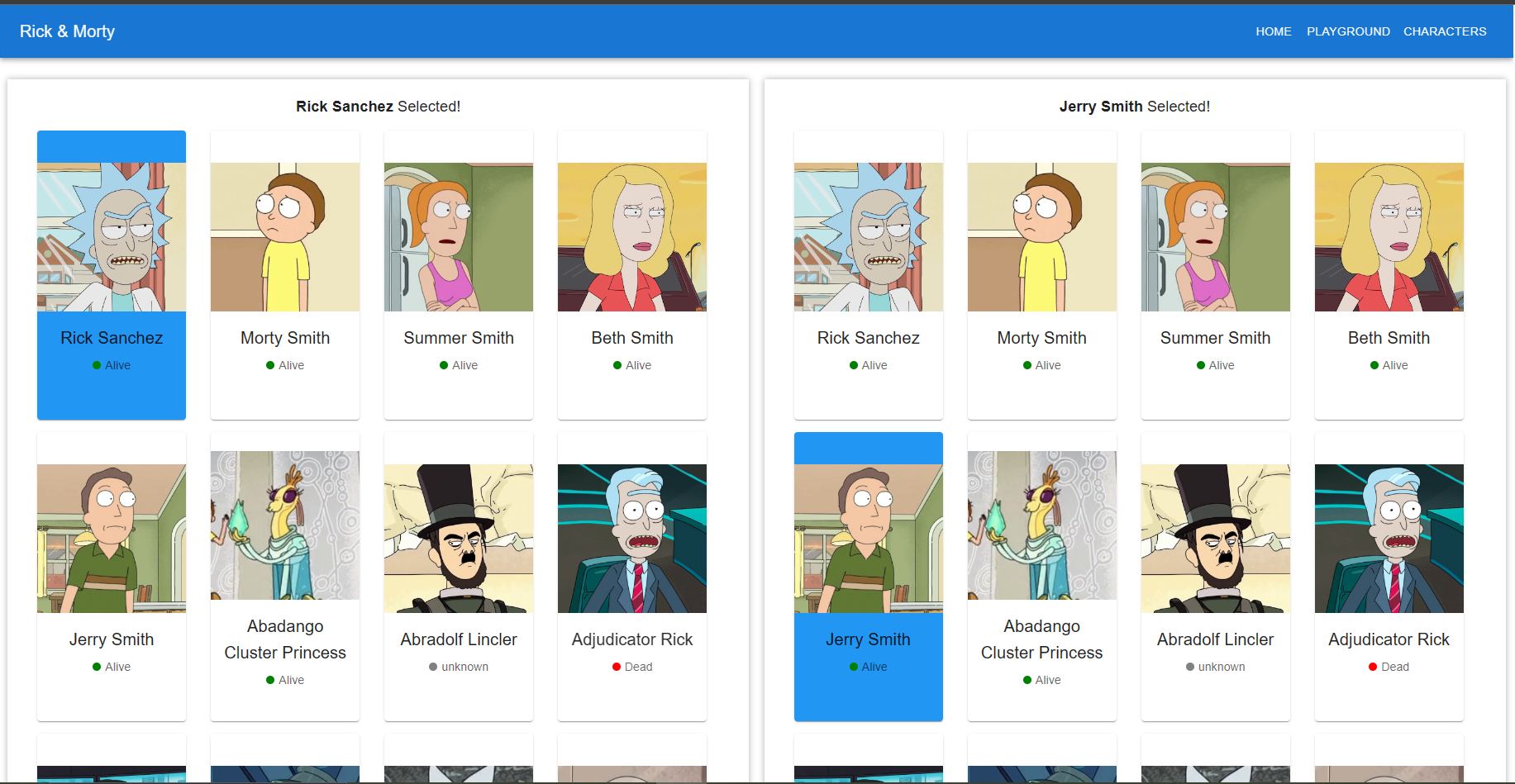 GitHub - camizupanovich/RickAndMorty