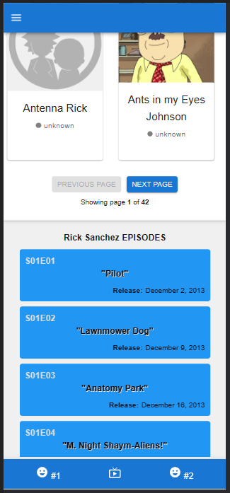 GitHub - camizupanovich/RickAndMorty