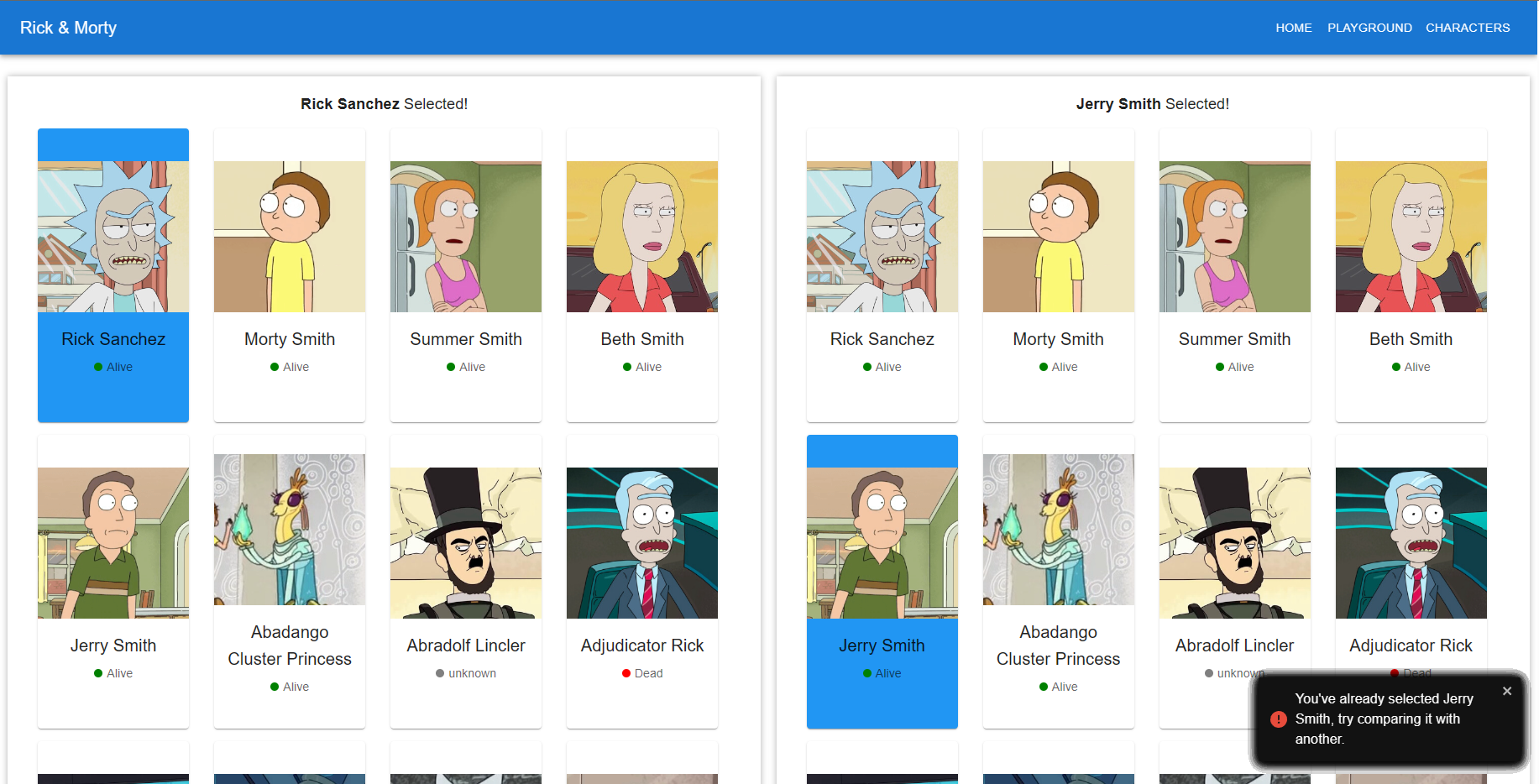 GitHub - camizupanovich/RickAndMorty