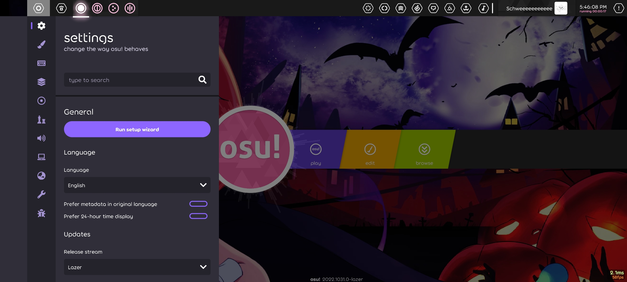 Notch lets the menu display incorrectly upon restarting the game. · Issue #21035 · ppy/osu · GitHub
