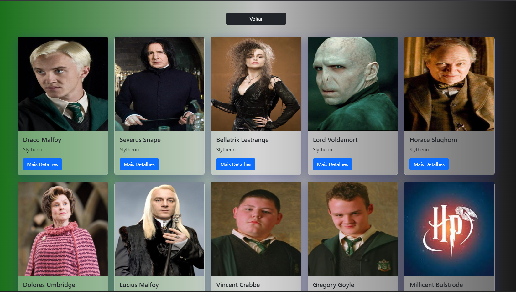 GitHub - MaiaJrDev/API-Harry-Potter: Projeto Em React Consumindo a API ...