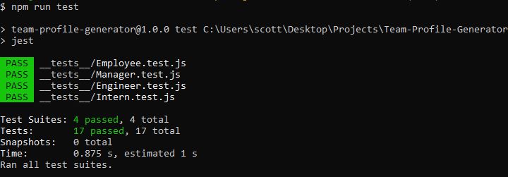GitHub - ScalexanderB/Team-Profile-Generator