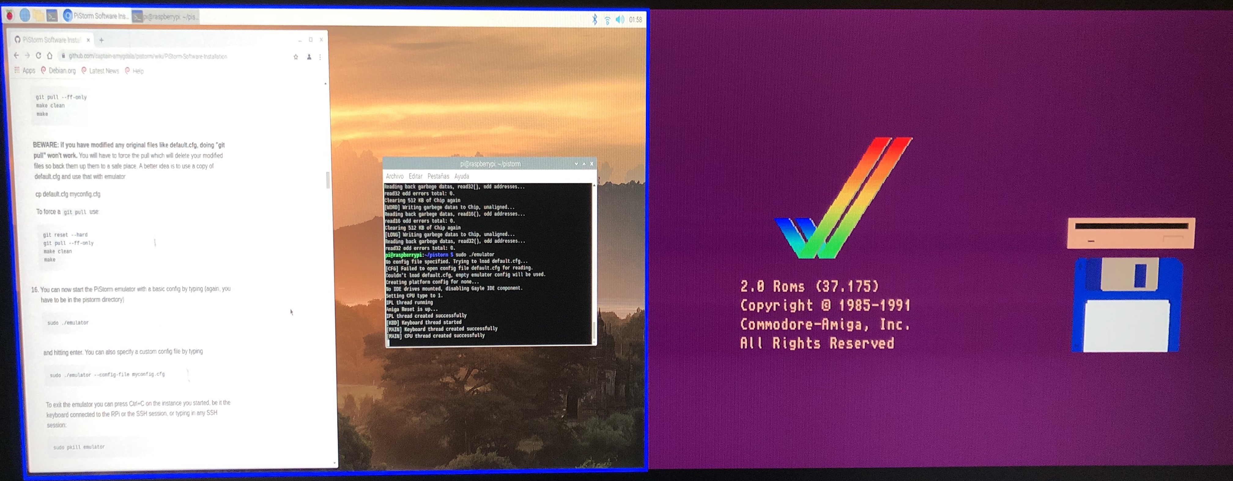 Musashi and Emu68 on the same µSD, booting from the same drive · captain-amygdala/pistorm Wiki ...