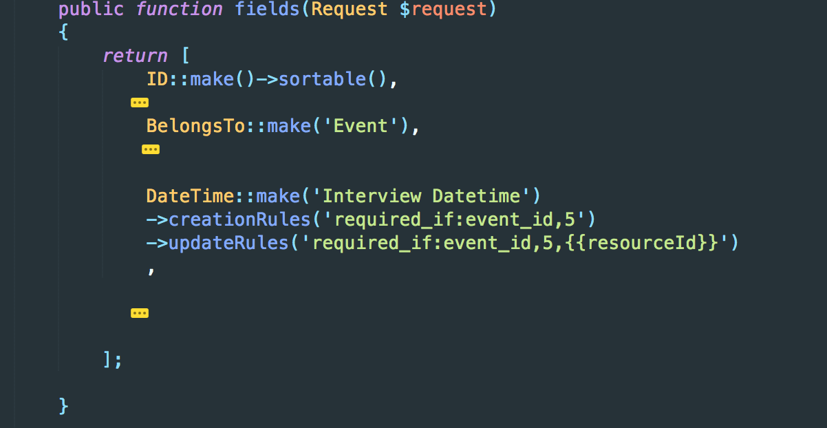 CreationRule and UpdateRule not working for BelongsTo · Issue #783 · laravel/nova-issues · GitHub