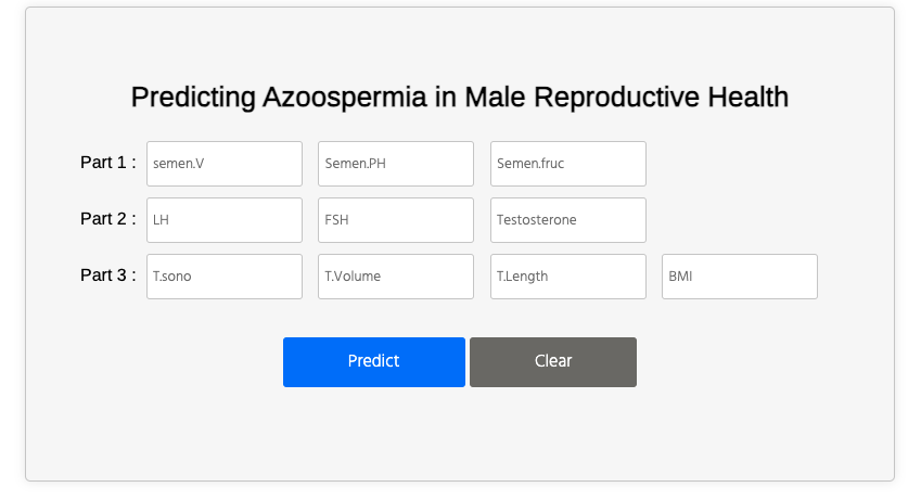 GitHub - FaridMoghadam/Predicting-Azoospermia-in-Male: Azoospermia is the absence of sperm in semen.