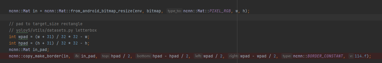 ncnn::copy_make_border运行到此处闪退 · Issue #56 · nihui/ncnn-android-yolov5 · GitHub