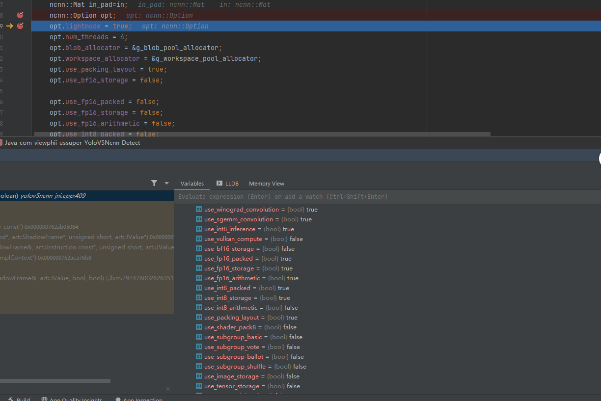[question] 修改option.cpp中默认构造函数后再编译，更改无效果 · Issue #4902 · Tencent/ncnn · GitHub