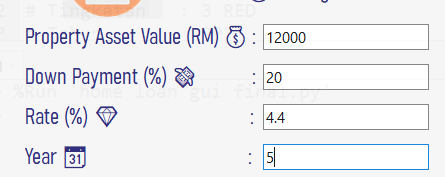 GitHub - jiashiuuuu/Home-Loan-Calculator: A Python Tkinter system to ...