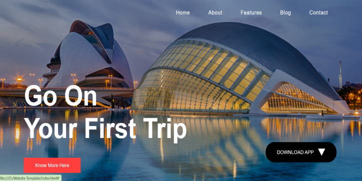 GitHub - GNiruthian/Travel-Website-Template