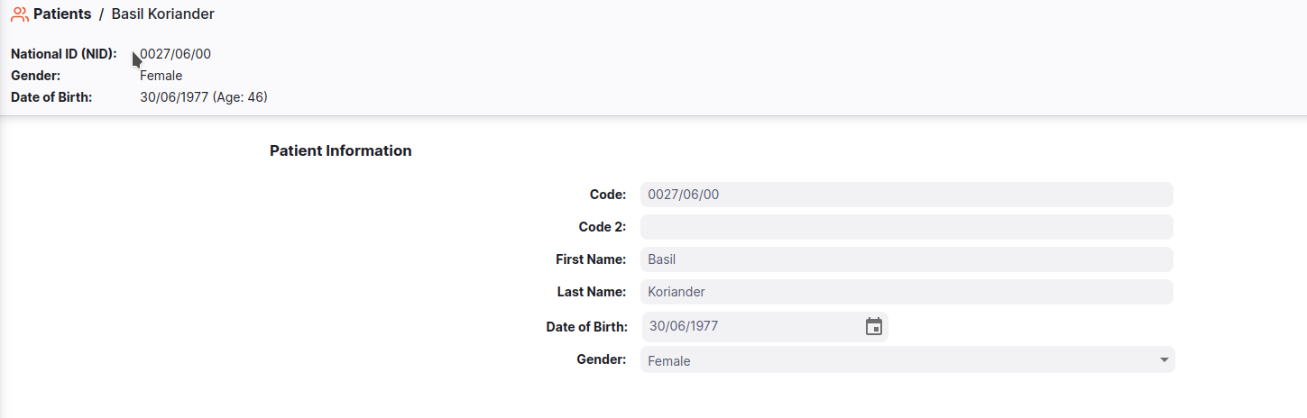 Patient-code created in desktop are not handled well in oms · Issue ...