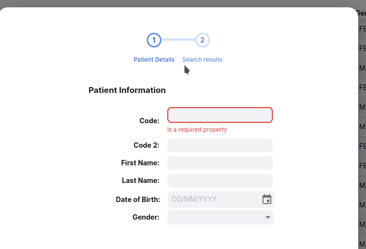Patient-code created in desktop are not handled well in oms · Issue ...