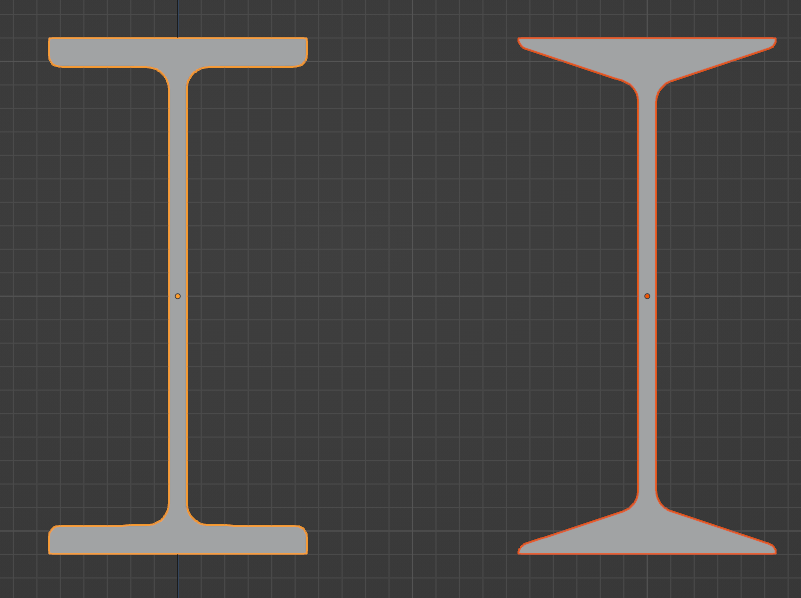 FlangeEdgeRadius and FlangeSlope for IfcIShapeProfileDef · Issue #2631 · IfcOpenShell ...