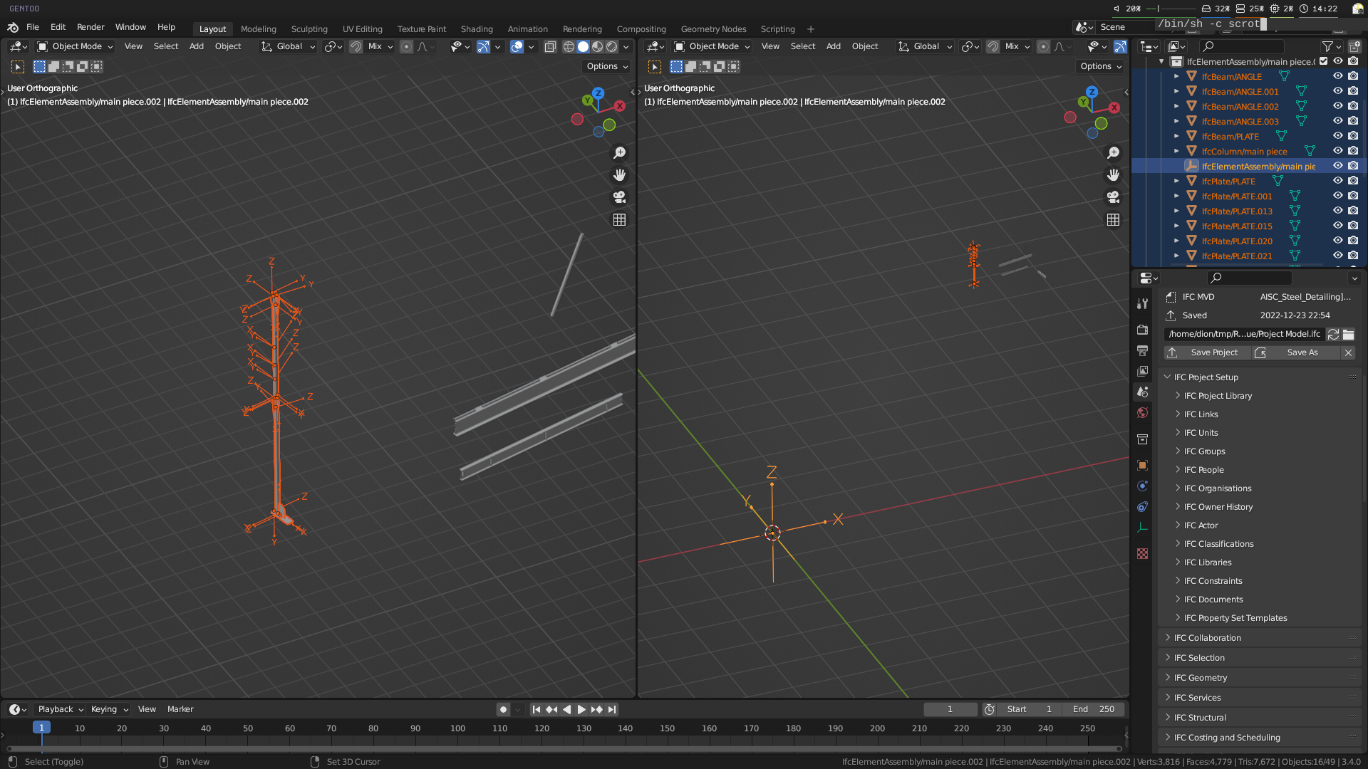 issue with Transformation matrix · Issue #2702 · IfcOpenShell/IfcOpenShell · GitHub
