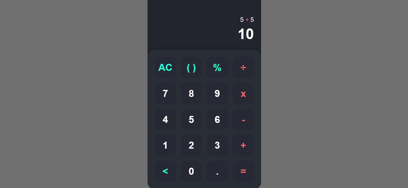 GitHub - amneshpal/Project_Calculator: An Awesome Calculator build using HTML, CSS & JavaScript ...