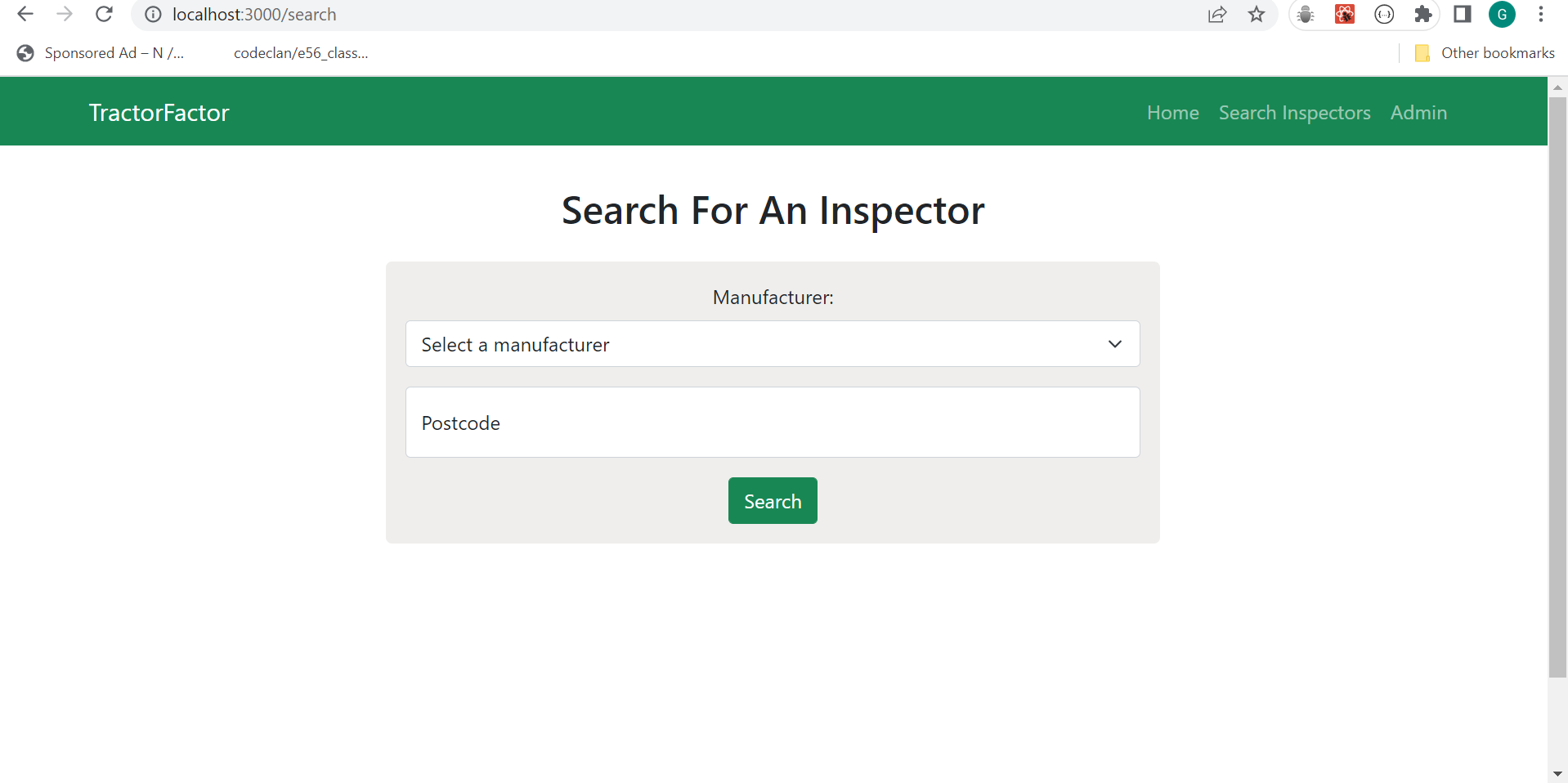 GitHub - g-dunlop/Tractor_Inspector_Finder_App: Full-Stack App built on the final 2 weeks of the ...