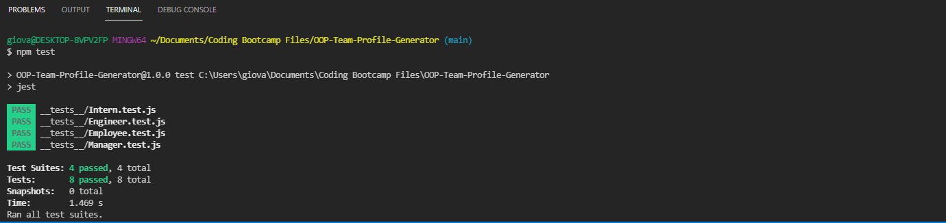 GitHub - NeXFP/OOP-Team-Profile-Generator GitHub - NeXFP/OOP-Team-Profile-Generator
