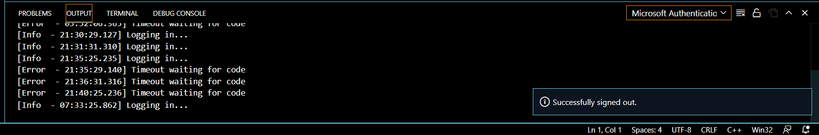 VIsual Studio Code sign in web page loading · Issue #129944 · microsoft ...