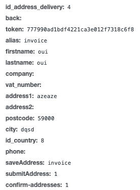 Delivery address force as invoice address when use "use different addresses for invoice" · Issue ...