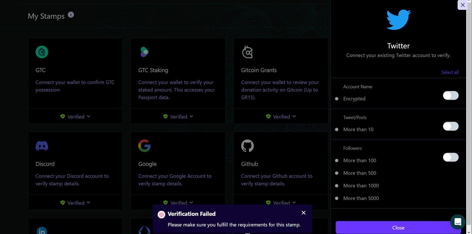 [BUG] Unable to claim Twitter stamp · Issue #1187 · passportxyz/passport · GitHub