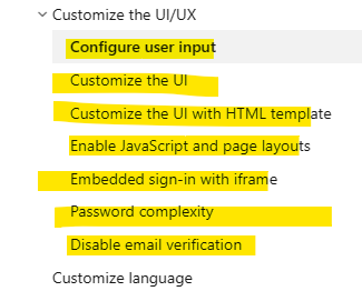 UI/UX for B2C Custom Policies · Issue #105482 · MicrosoftDocs/azure-docs · GitHub