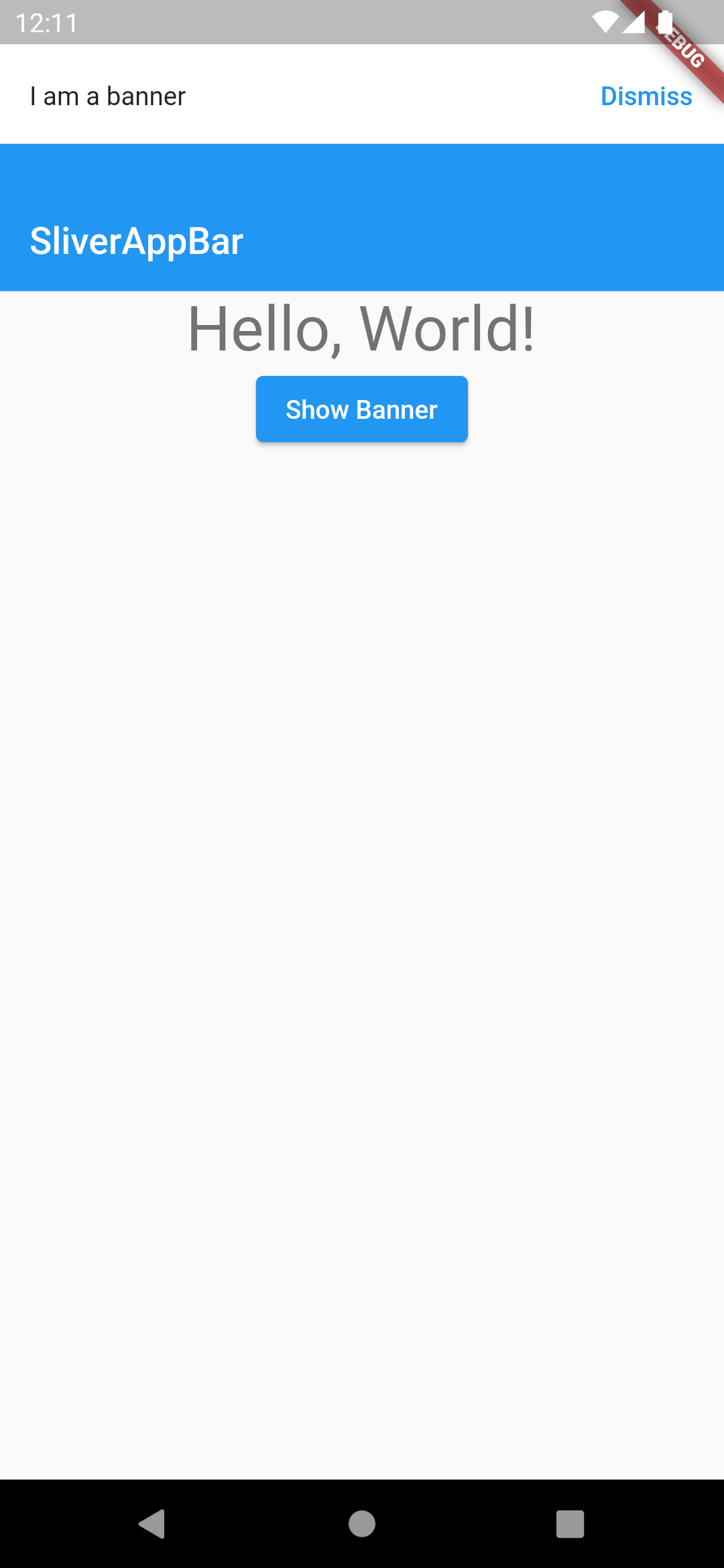 MaterialBanner appears above SliverAppBar · Issue #96216 · flutter/flutter · GitHub