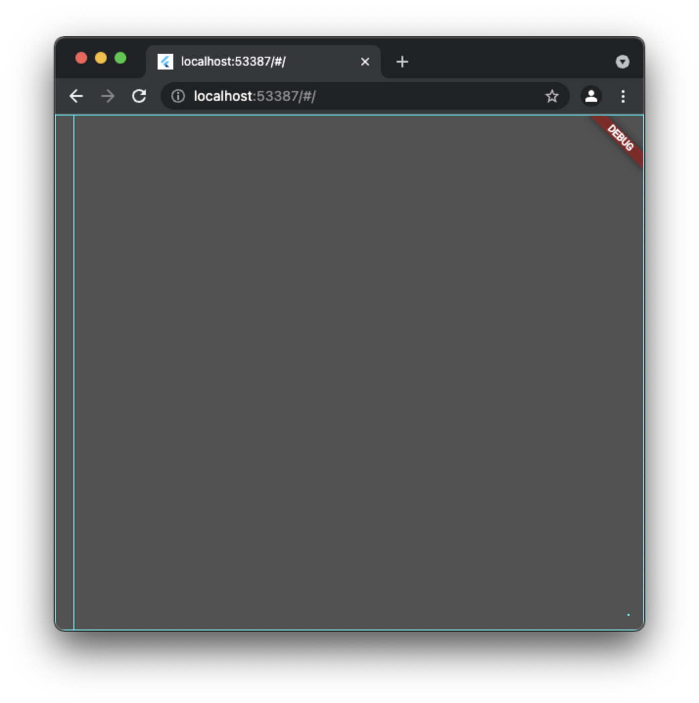 [debugging] A dot is shown in the corner when `Toggle Debug Painting ...