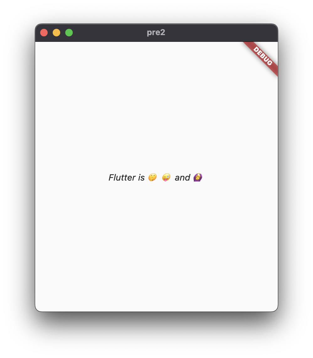 Emojis in Italic style are in italic too · Issue #62967 · flutter ...