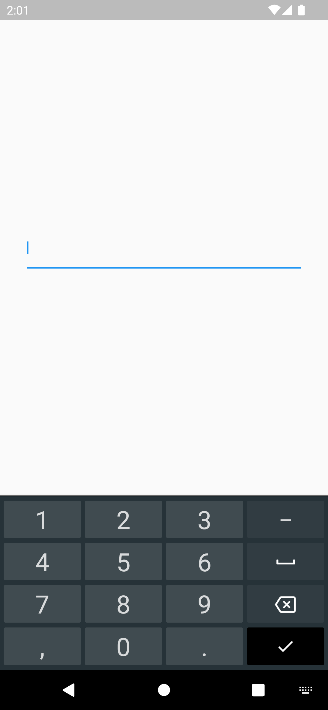 Textfield With Textinputtype Number And Autofillhints Creditcardnumber Shows The Wrong Keyboard