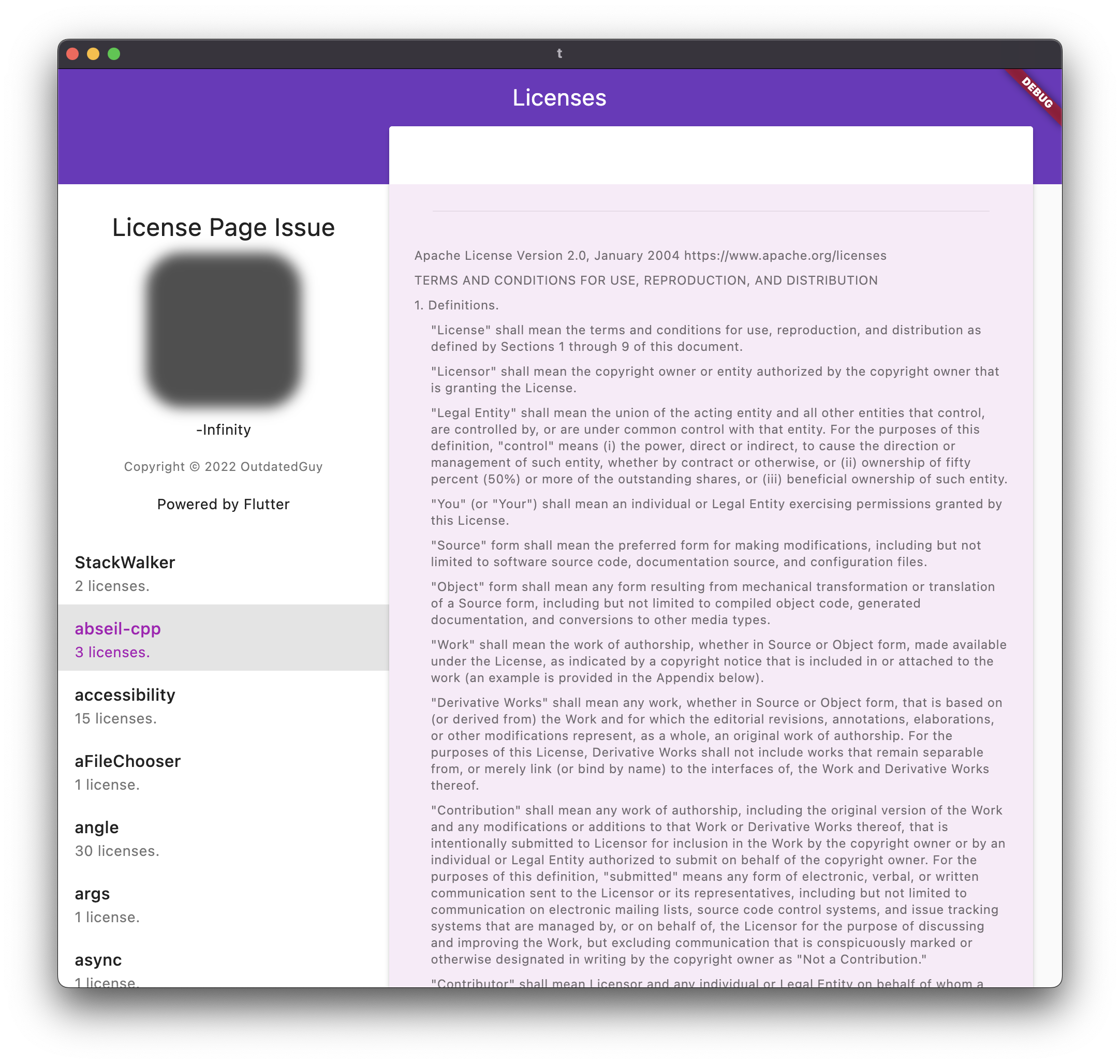 License page appBar text not visible · Issue #108991 · flutter/flutter · GitHub