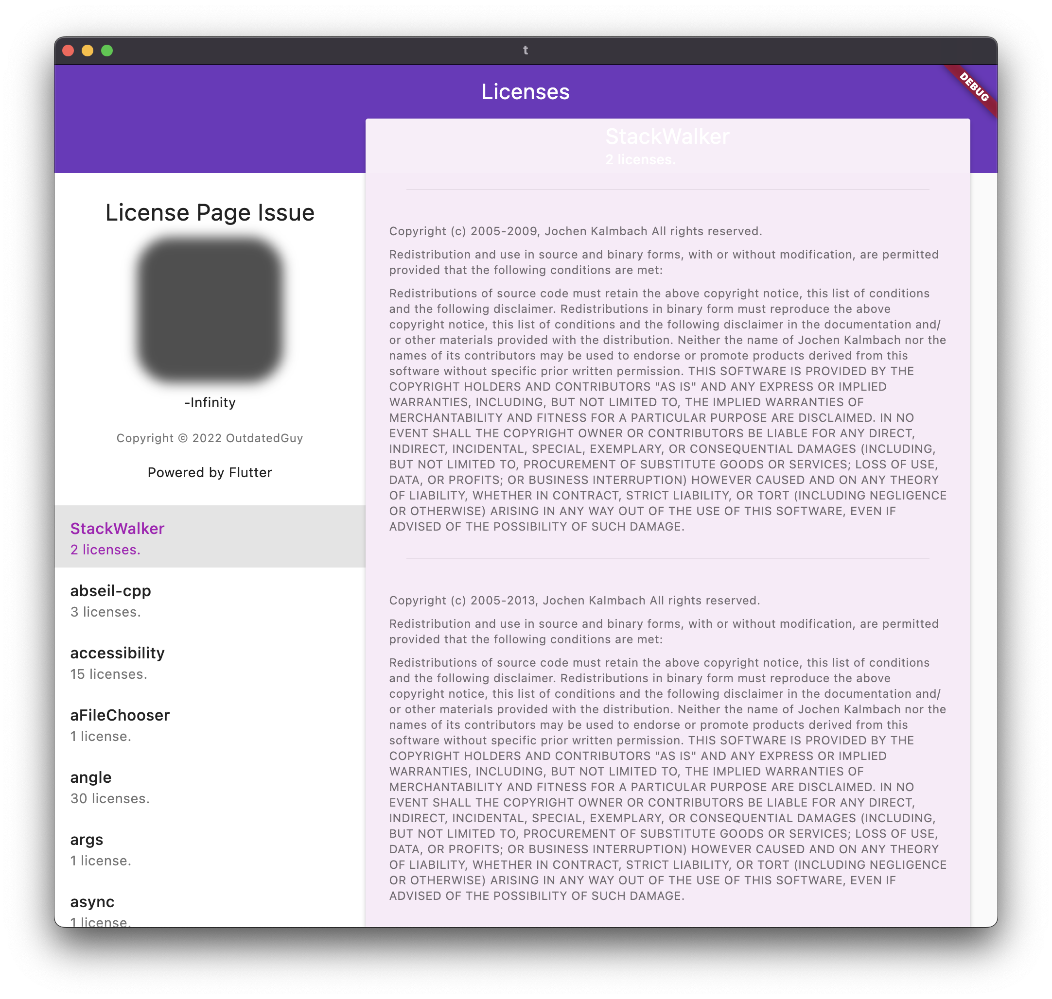 License page appBar text not visible · Issue #108991 · flutter/flutter · GitHub