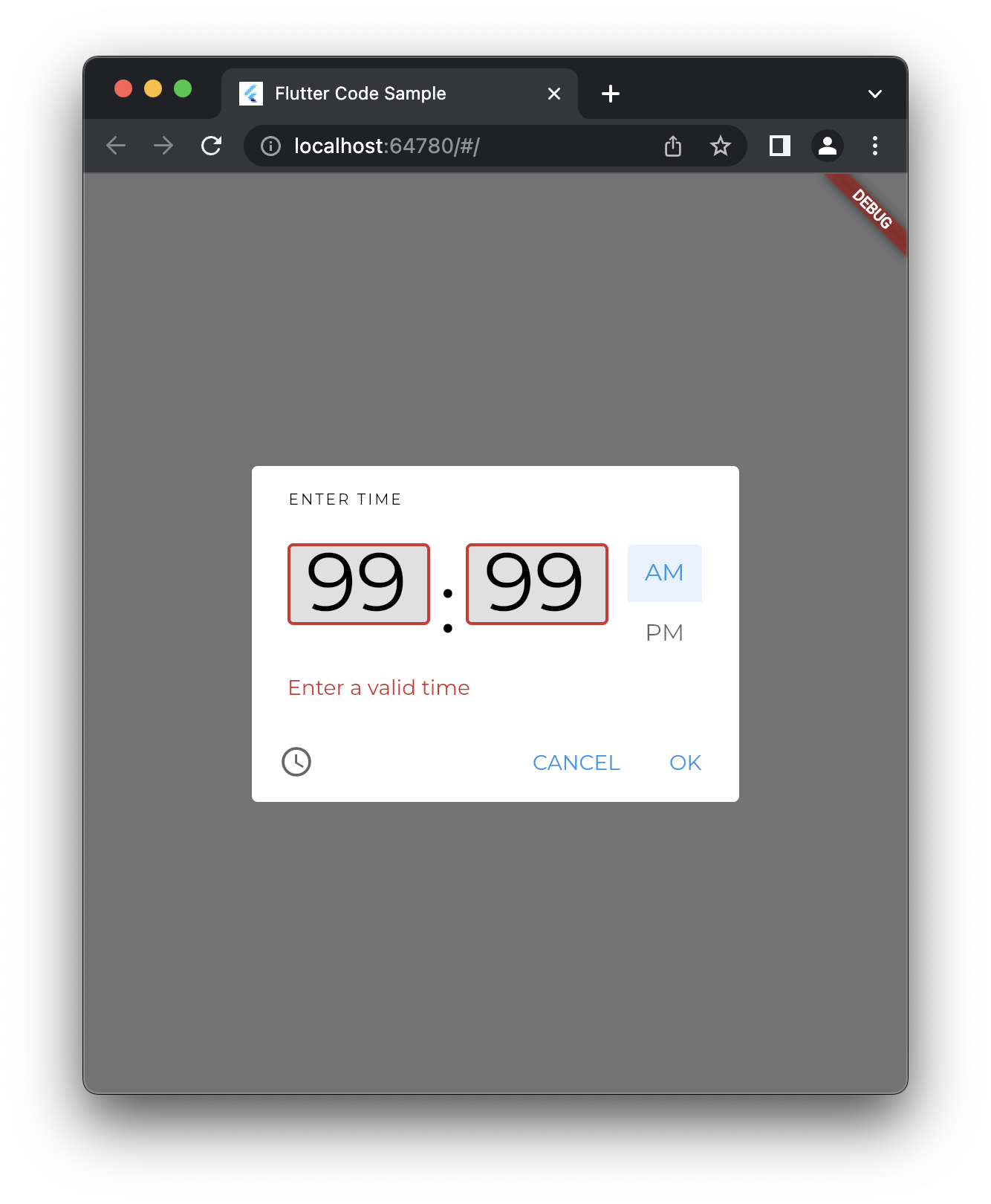 TimePicker input field shrinks in error state · Issue #110563 · flutter/flutter · GitHub