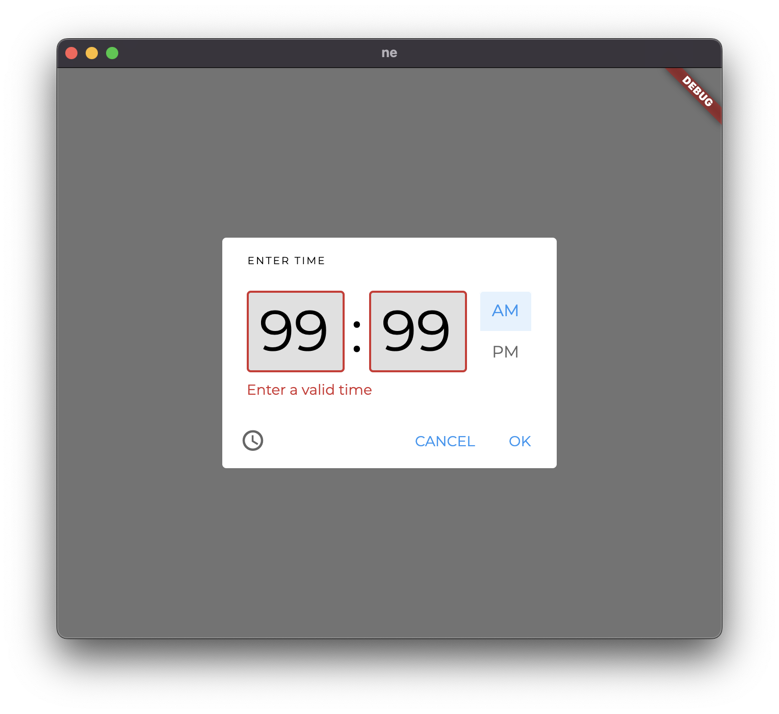 TimePicker input field shrinks in error state · Issue #110563 · flutter/flutter · GitHub