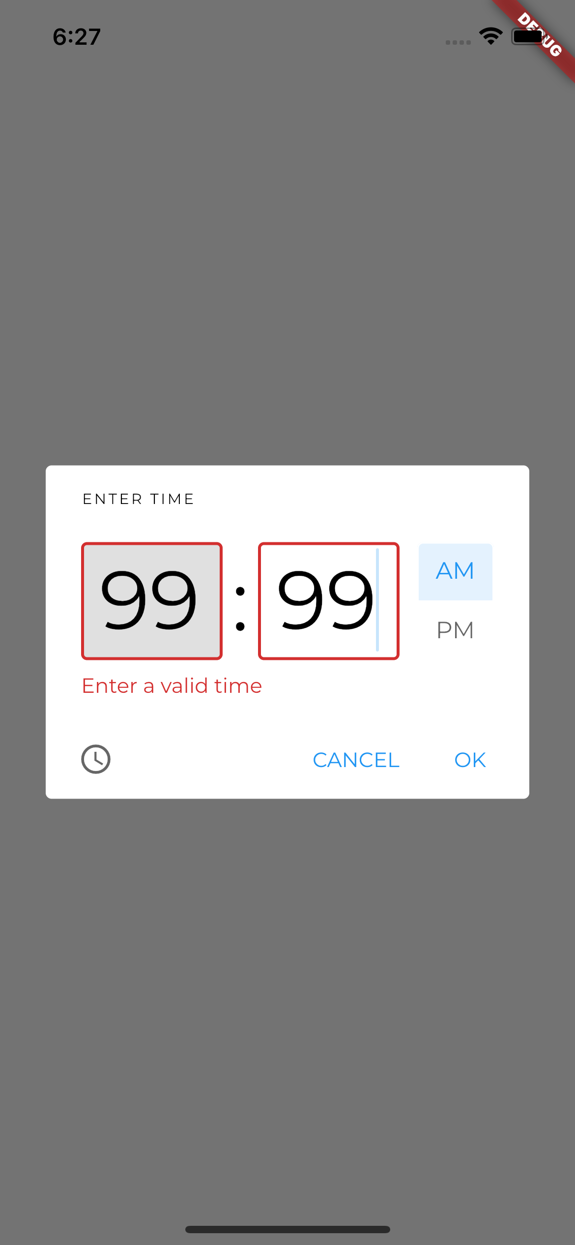 Timepicker Input Field Shrinks In Error State · Issue 110563 · Flutterflutter · Github 5632