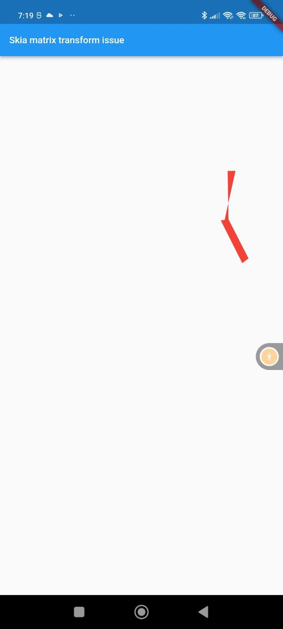 Inconsistent matrix path transformation on different platforms - SKIA · Issue #119725 · flutter ...