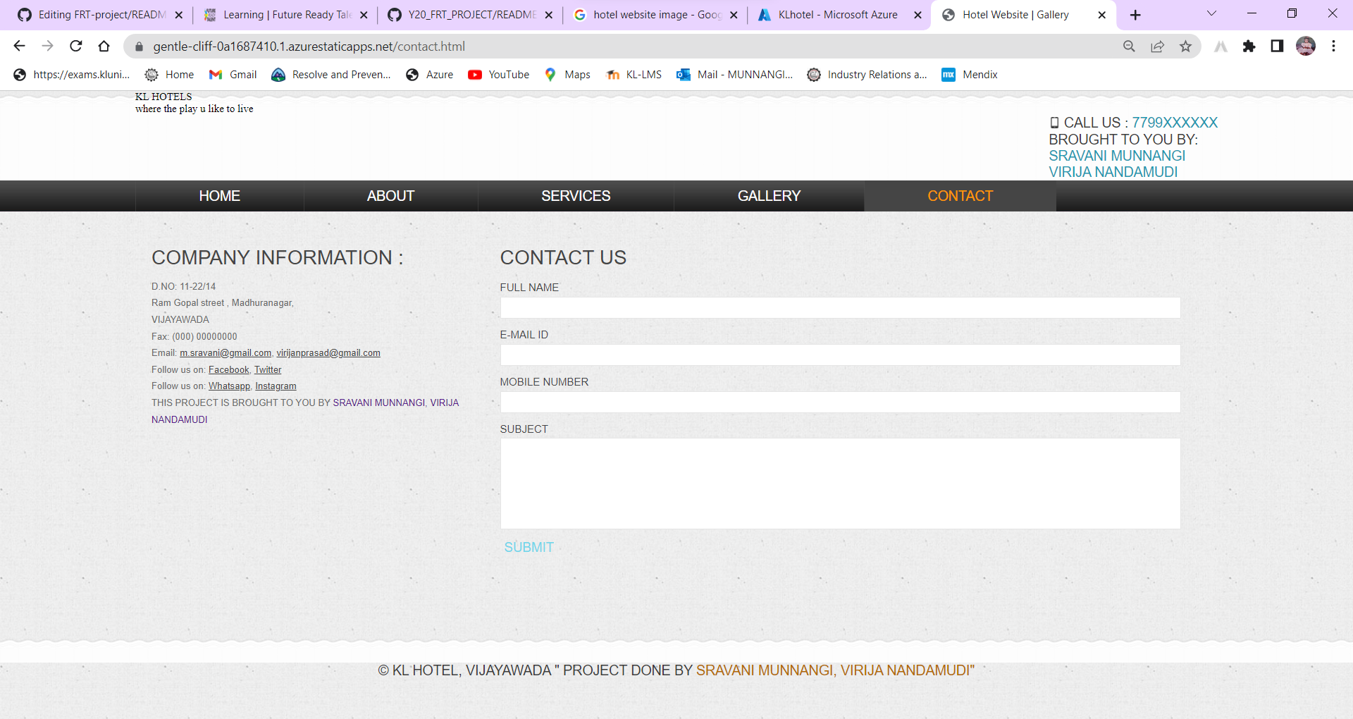 GitHub - MunnangiSravani/FRT-project