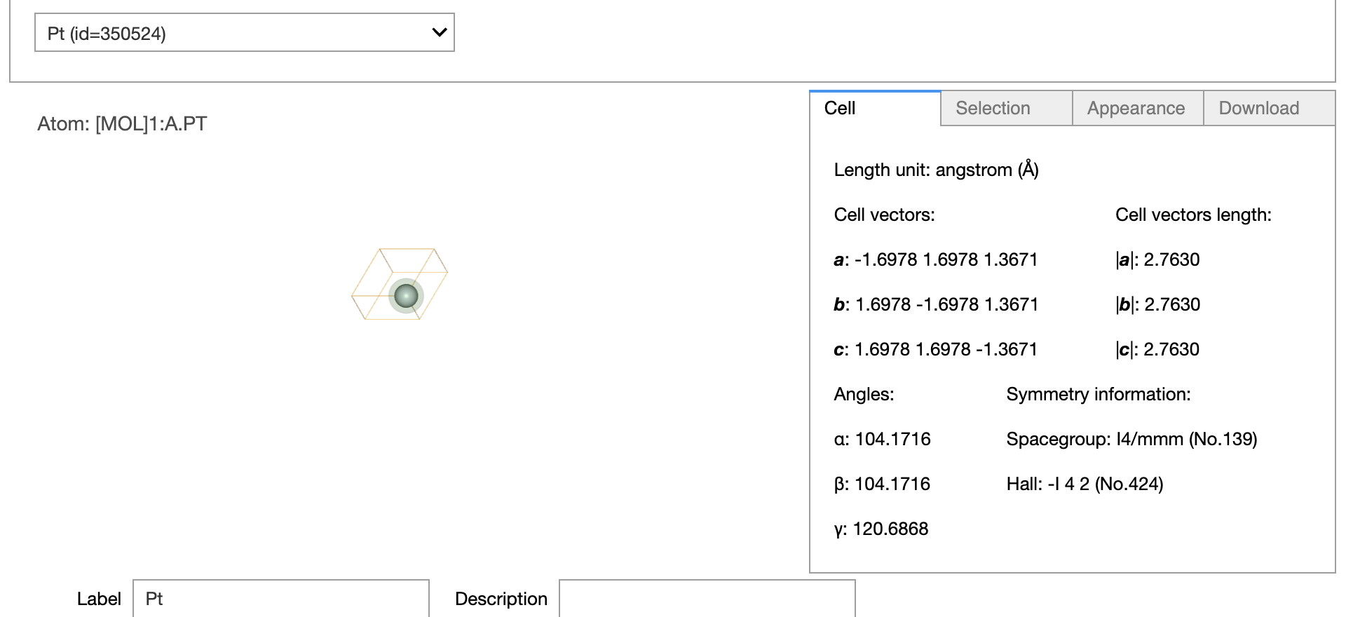 Show At Least Cell Even Better Coordinates Beside Structural Visualiser · Issue 374