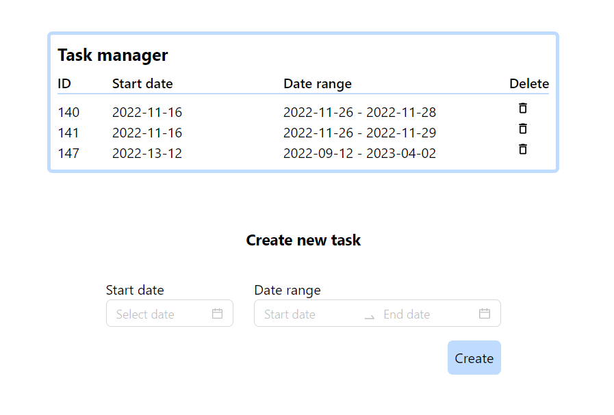 Github Rataysh React To Do With Date